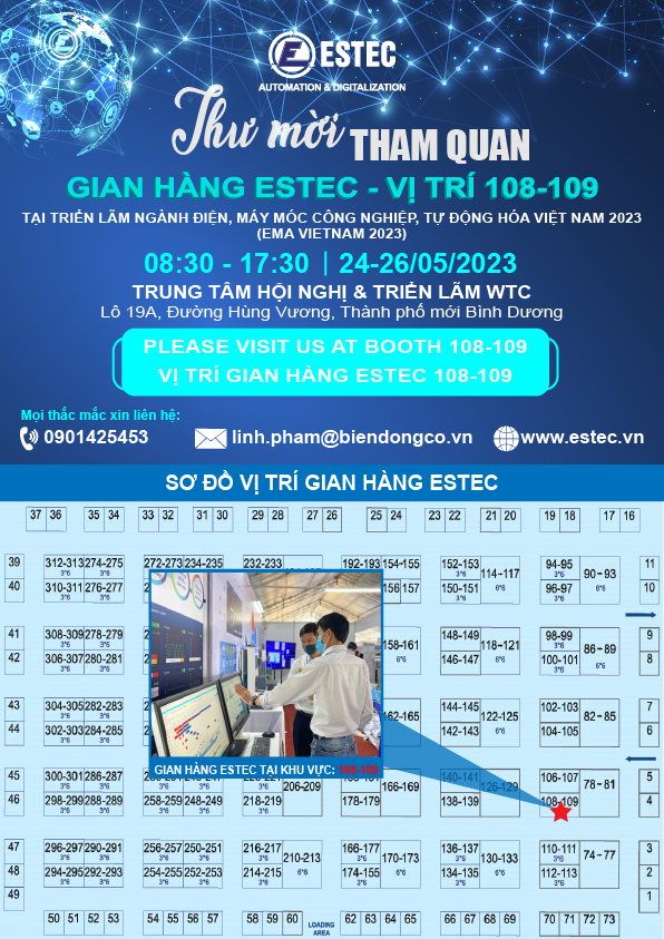 KẾT NỐI CÔNG NGHỆ VỚI ESTEC TẠI EMA EXPO 2023 – BÌNH DƯƠNG